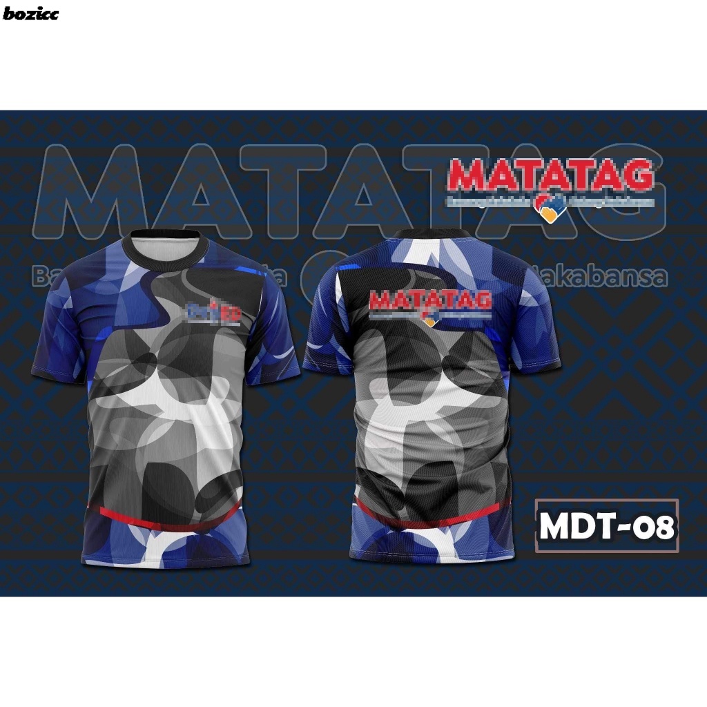bozicc MATATAG UNIFORM SUBLIMATION DEPED BADGE TSHIRT FOR MEN AND WOMEN ...