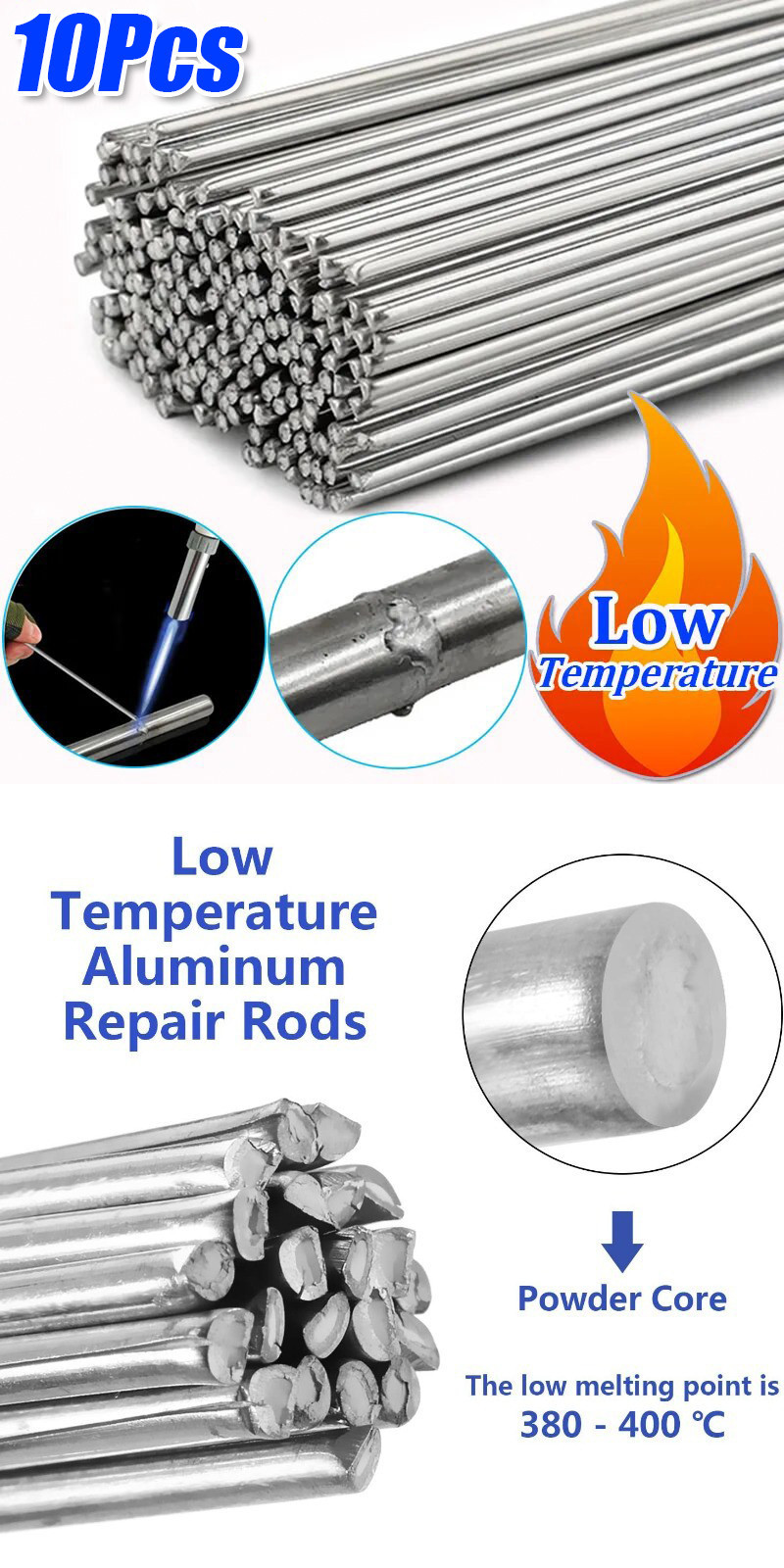 20/30/50/100g Easy Melt Tin Lead Alloy Soldering Rods - Low Temperature ...