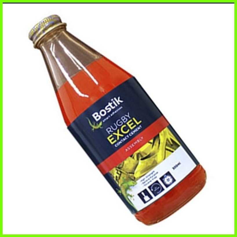BOSTIK ORIGINAL RUGBY EXCEL / ALL PURPOSE CONTACT CEMENT ( 300ML ...