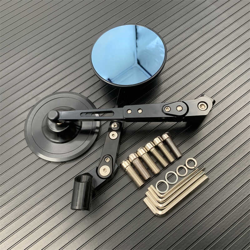 Motorcycle Mirror Round Side para sa Honda Rebel CB300R CB650R Yamaha ...