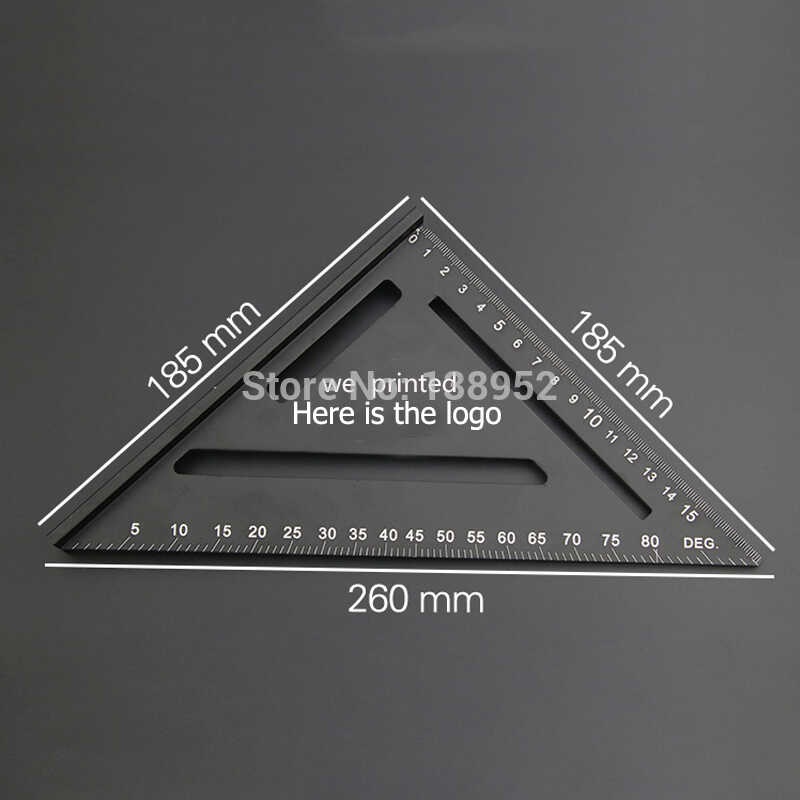 90 degrees Protractor Aluminun Alloy Triangle Ruler Angle Ruler For ...