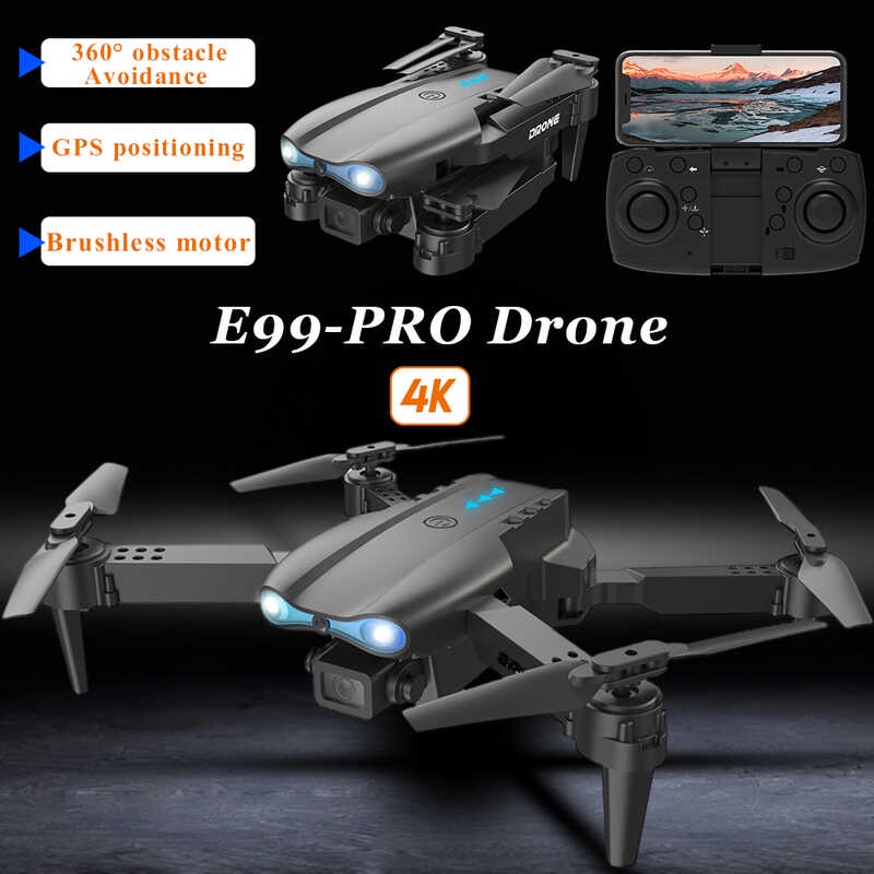 E99 Pro Drone gamit ang Camera Professional 4K HD Dual Camera WIFI ...
