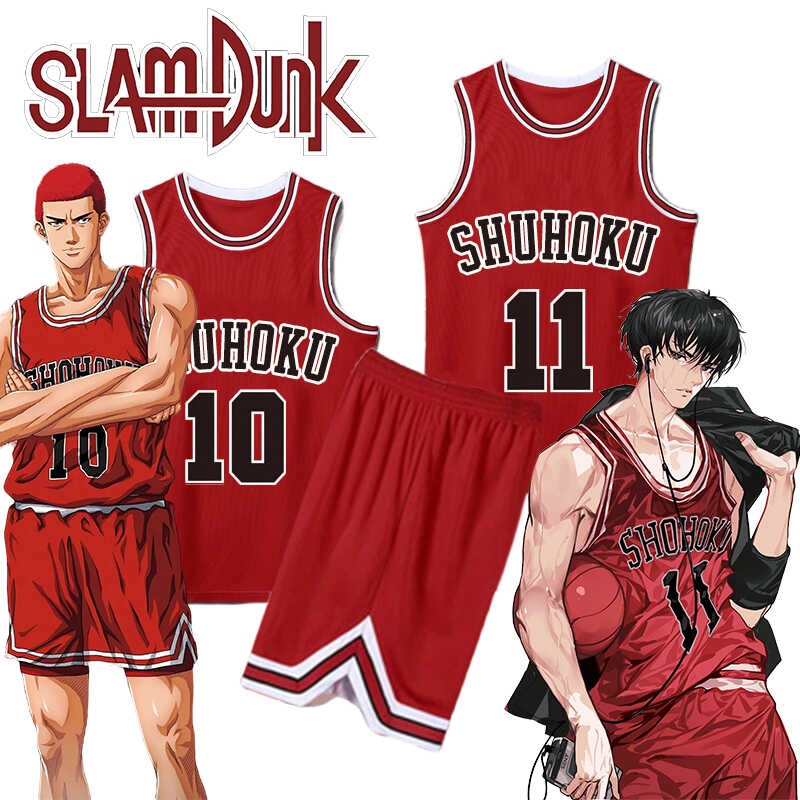 Kaede Rukawa Cosplay Anime Slam Sakuragi Hanamichi Cosplay Slam Jersey ...
