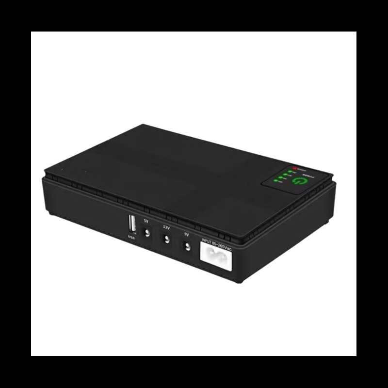 5V 9V 12V Uninterruptible Power Supply Mini UPS USB 10400MAh Battery ...