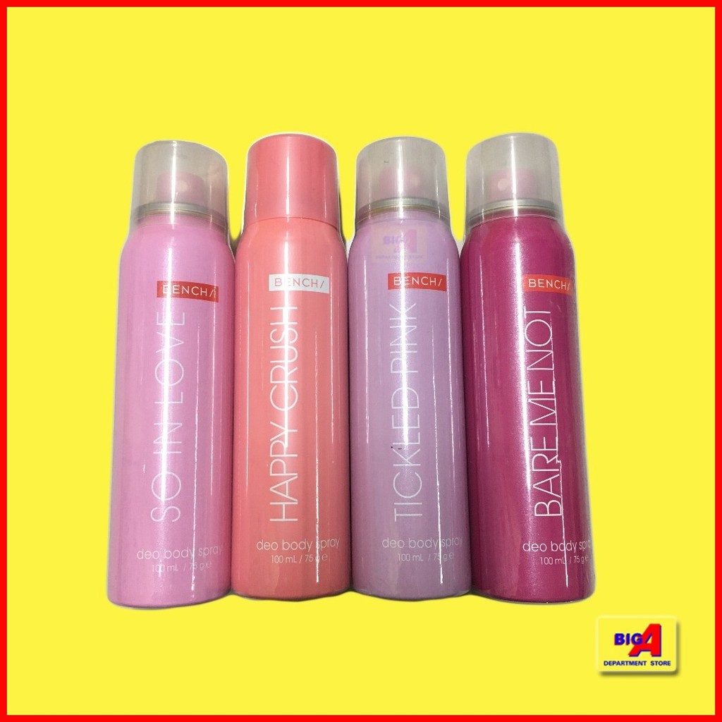 ⚾︎ ∏ Bench/Deo Spray(So in Love, Tickled Pink, Bare Me Not, Happy Crush ...