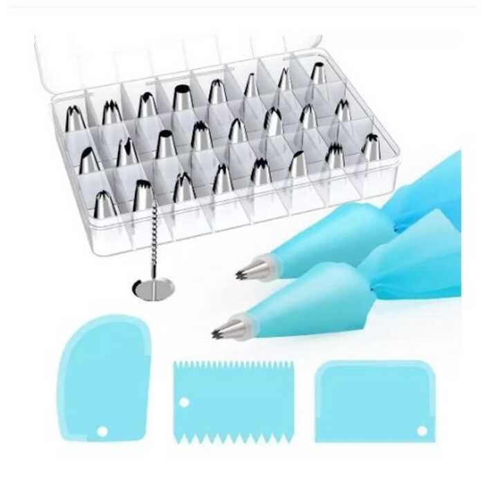 pcs 207 , Cake Decorating , Baking Set , Bake Tools, stand , bake set ...