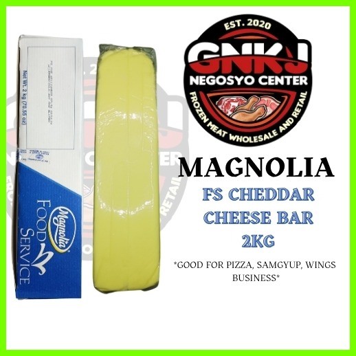 ∈ ♒ MAGNOLIA CHEDDAR CHEESE 2KG GOOD FOR BURGER PIZZA SAMGYUP WINGS ...