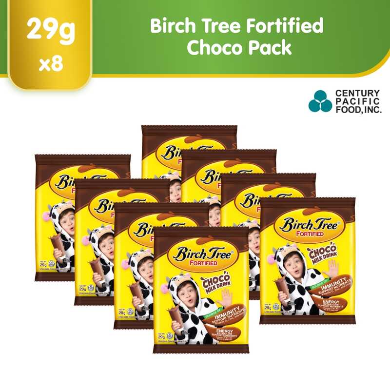 Birch Tree Fortified Choco 29g Pack of 8 | Shopee Philippines