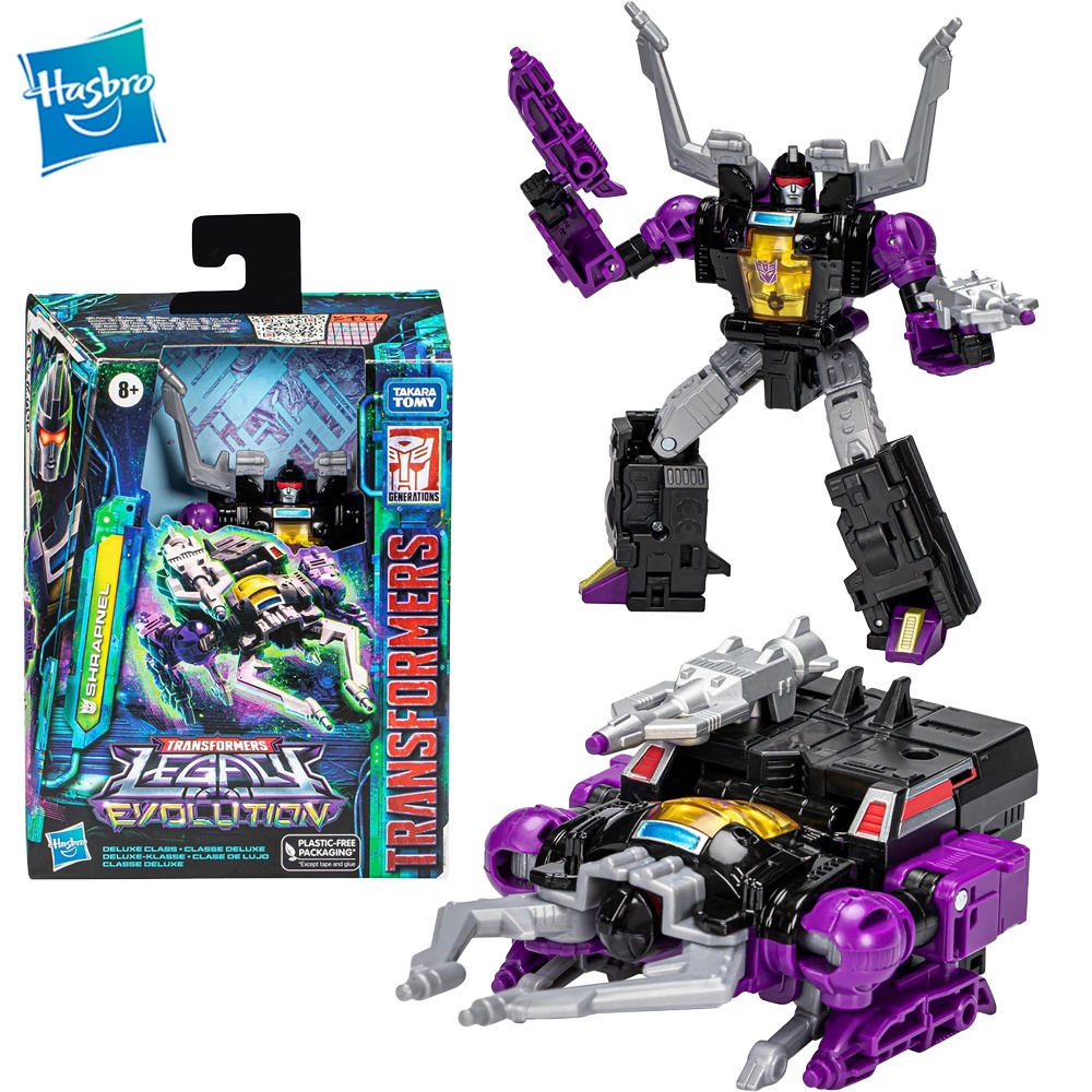 Hasbro Transformers Legacy Shrapnel Deluex Class Movie Character Art ...