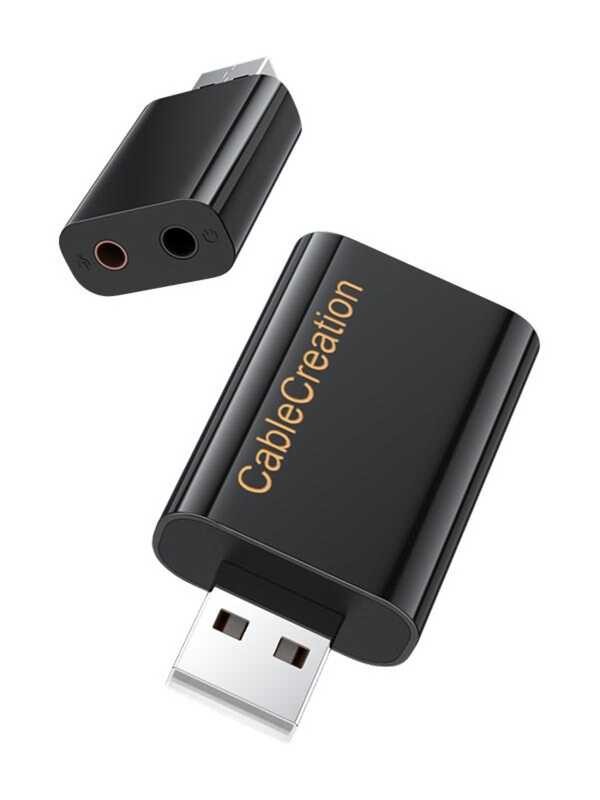 External USB Sound Card, Desktop Computer, Laptop, USB Port To 3.5 ...