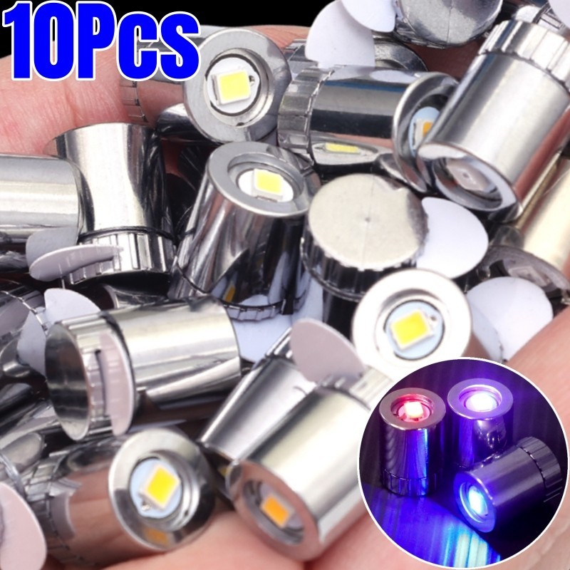 10Pcs Mini LED Small Light Bulbs - for Lantern Wick Base - Battery ...