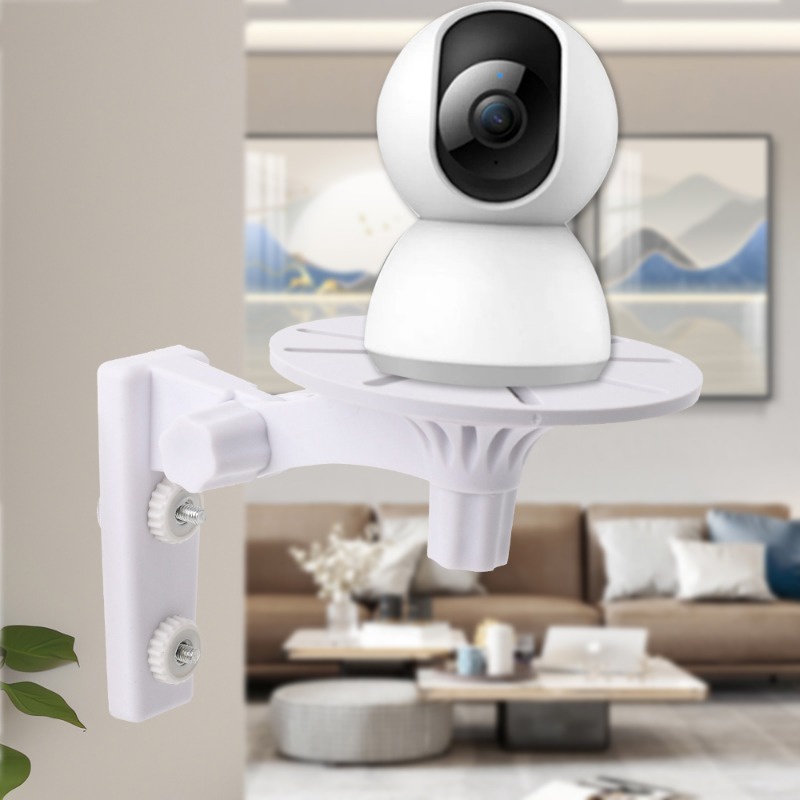 Rotatable Stable No-Drilling Holder / Minimalist White Plastic Camera ...