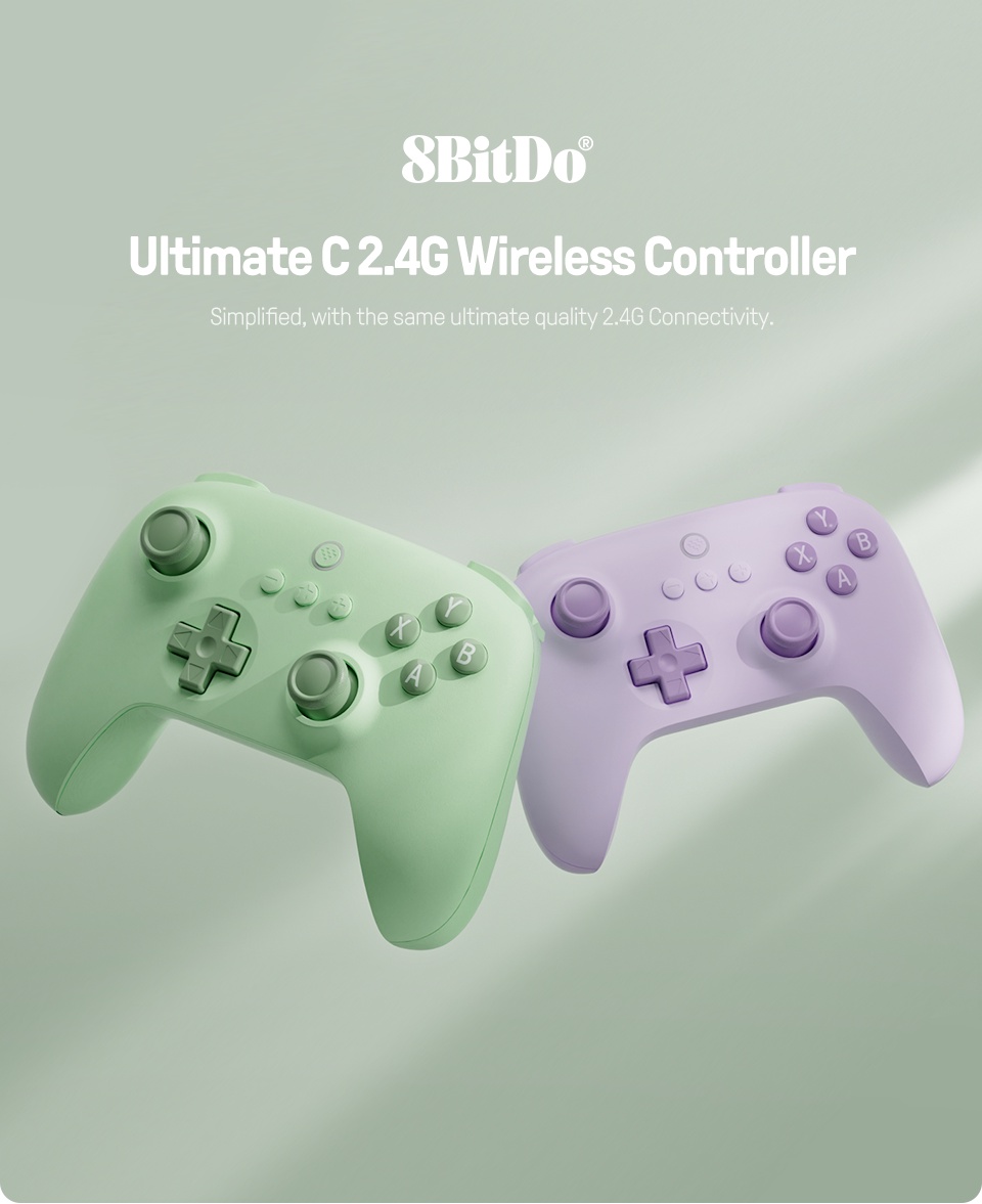 8BitDo - Ultimate C Wireless 2.4G Gaming Controller for PC, Windows 10 ...