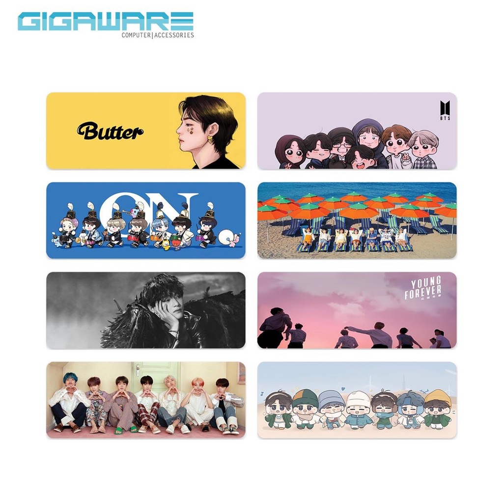 Gigaware BTS KPOP Korean Design Extended Mouse Pad Gaming Mousepad ...