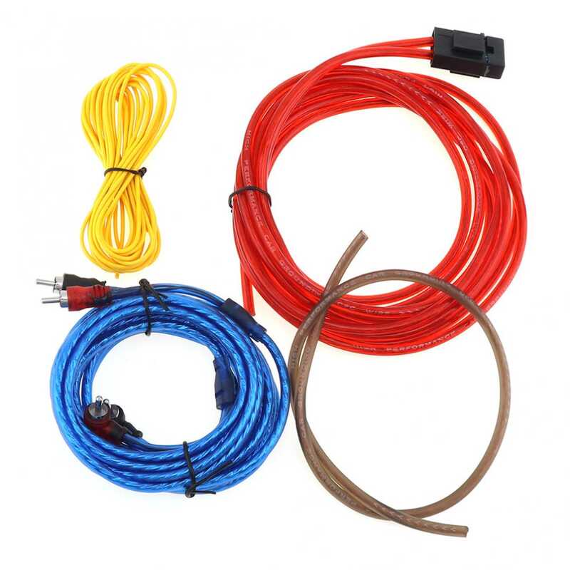 1 I-Set 175 Core 4M PVC + Copper Clad Aluminum Car Power Amplifier ...