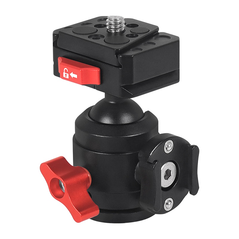 XT-XINTE Aluminum Alloy Quick Release Mount 1/4 Expansion 360° Rotation ...
