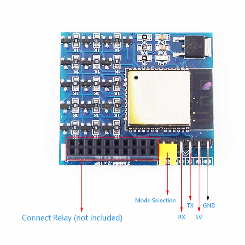 DC 5V 16Channel Wireless WIFI Transceiver IOT Esp32 Switch Module Relay ...