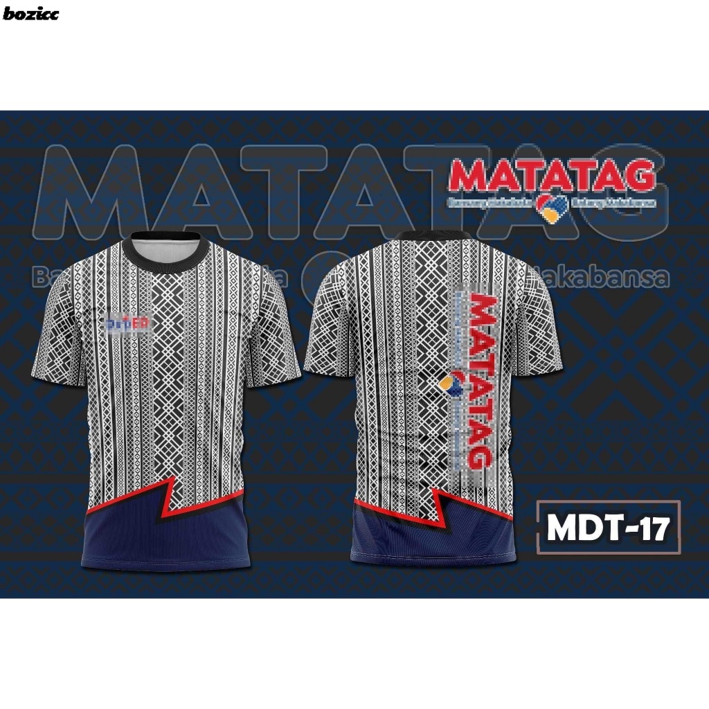 bozicc MATATAG UNIFORM SUBLIMATION DEPED BADGE TSHIRT FOR MEN AND WOMEN ...