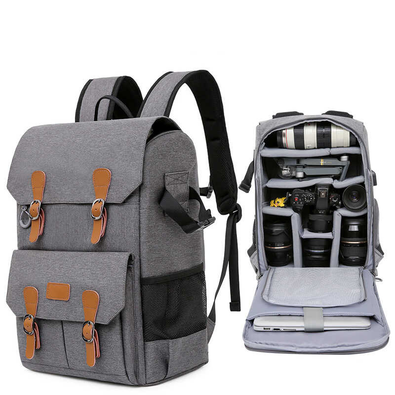 Large-Capacity Oxford Tela Multi-Functional Waterproof Camera Backpack ...