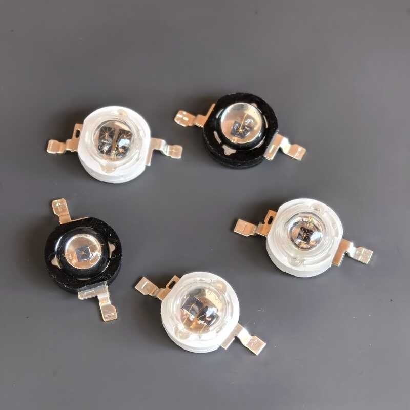 High power 3W infrared IR emitting LED bead light source 660-1100nm ...