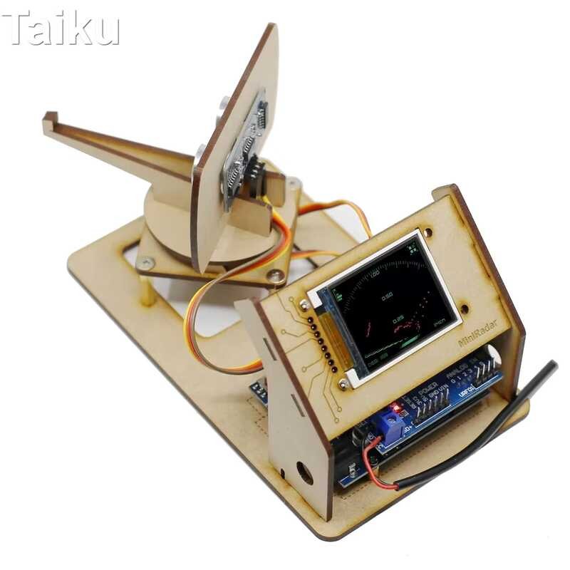 Radar Ultrasonic Detection Robot With TFT Screen to Ultrasonic Radar ...