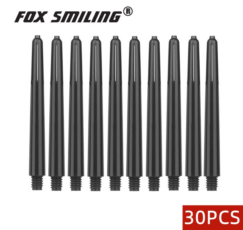 30PCS Dart Pin Shafts Nylon 48mm Plastic Darts Shafts 2BA Black White ...