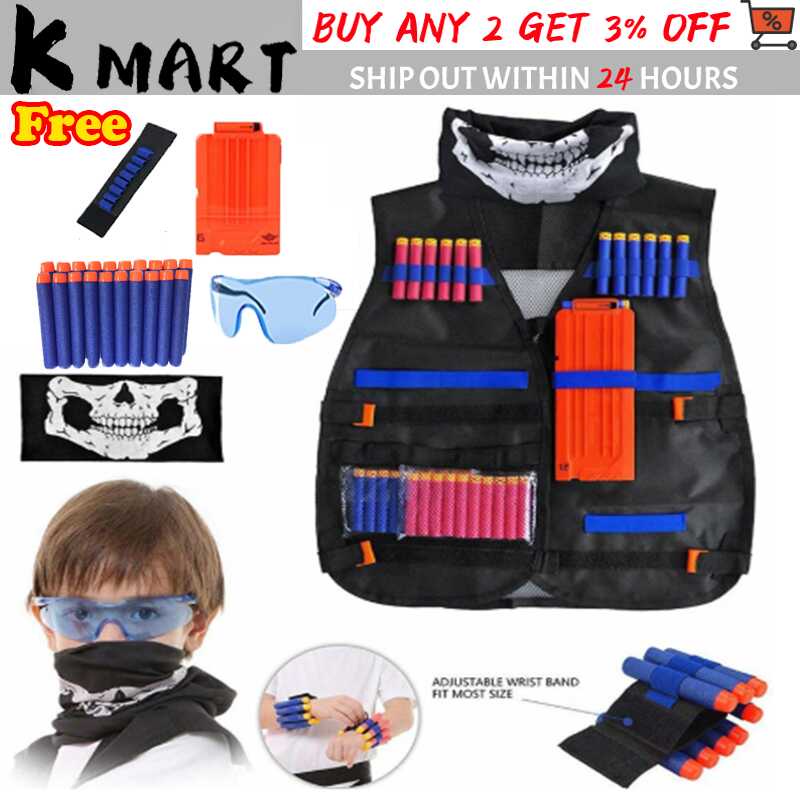 【5 Free】Kids Military Tactical Vest Suit Tactical Equipment Set For ...