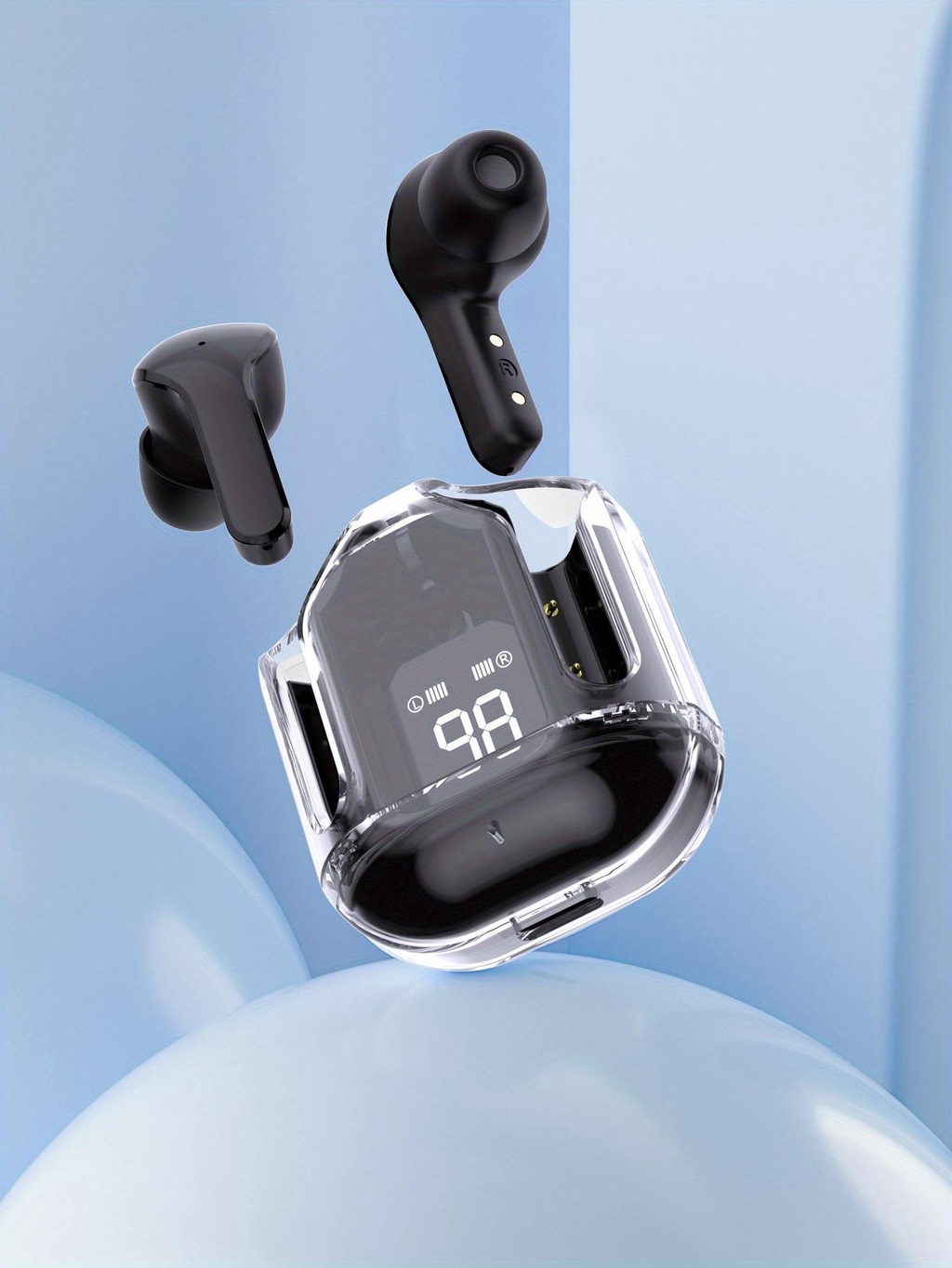 Earbuds 1pcs(Freebie:case+ korean style keychain) Colorful True ...