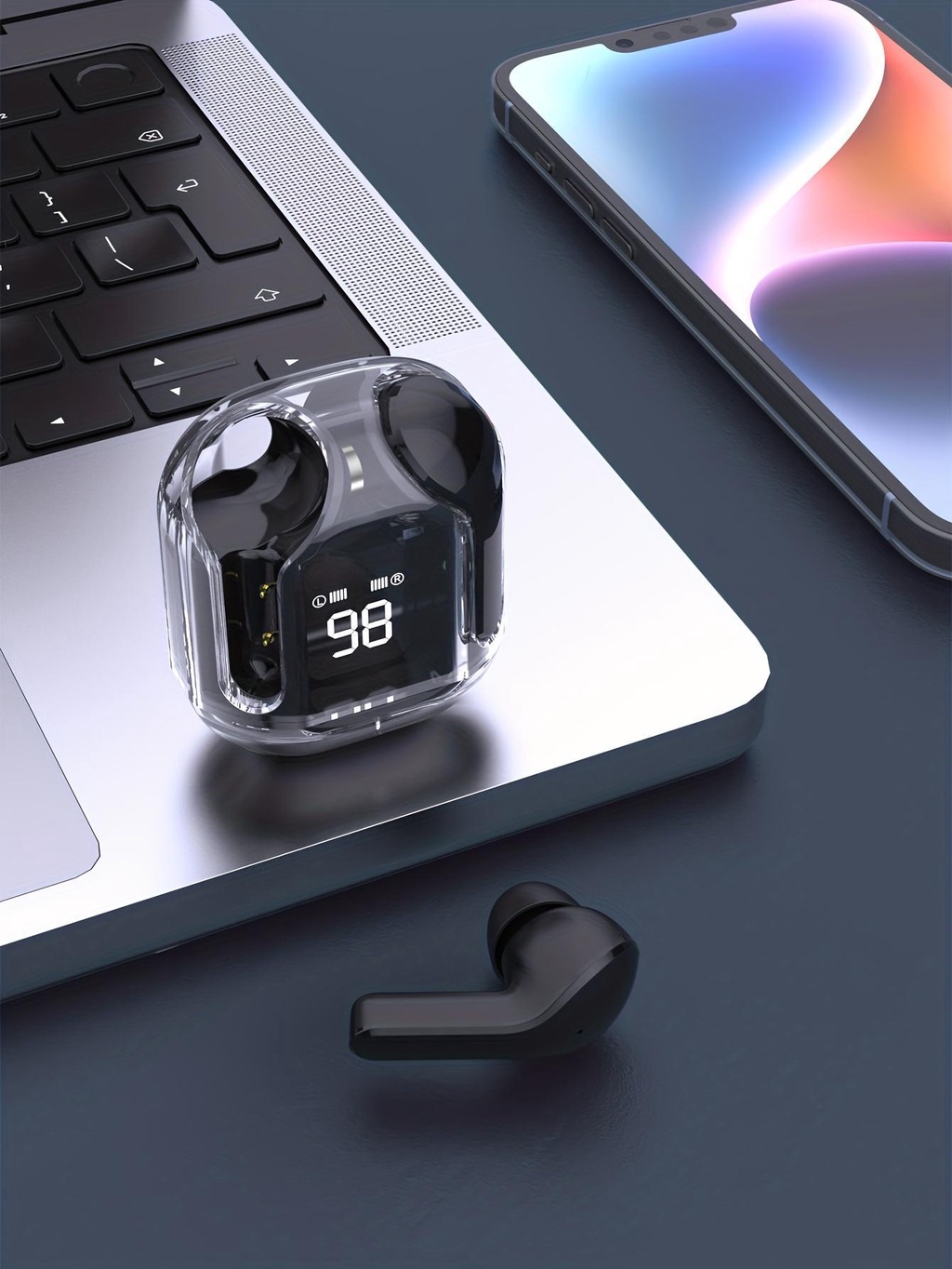 Earbuds 1pcs(Freebie:case+ korean style keychain) Colorful True ...