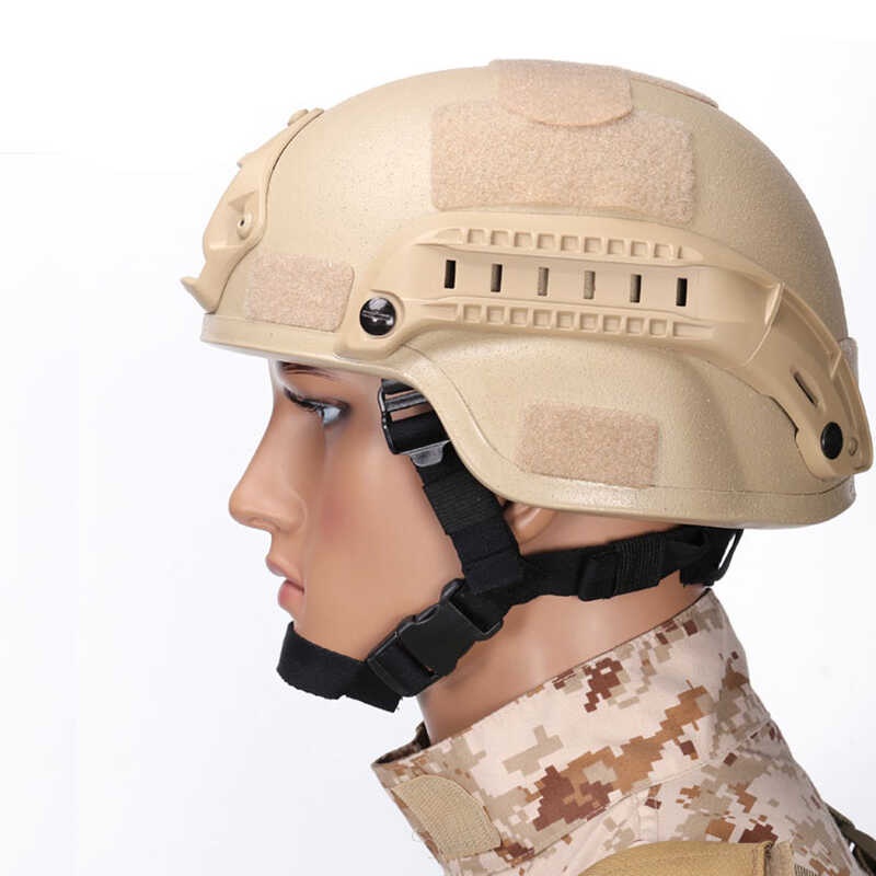 MICH Tactical Helmet Side Rail Guide Military Army Hunting Protective ...