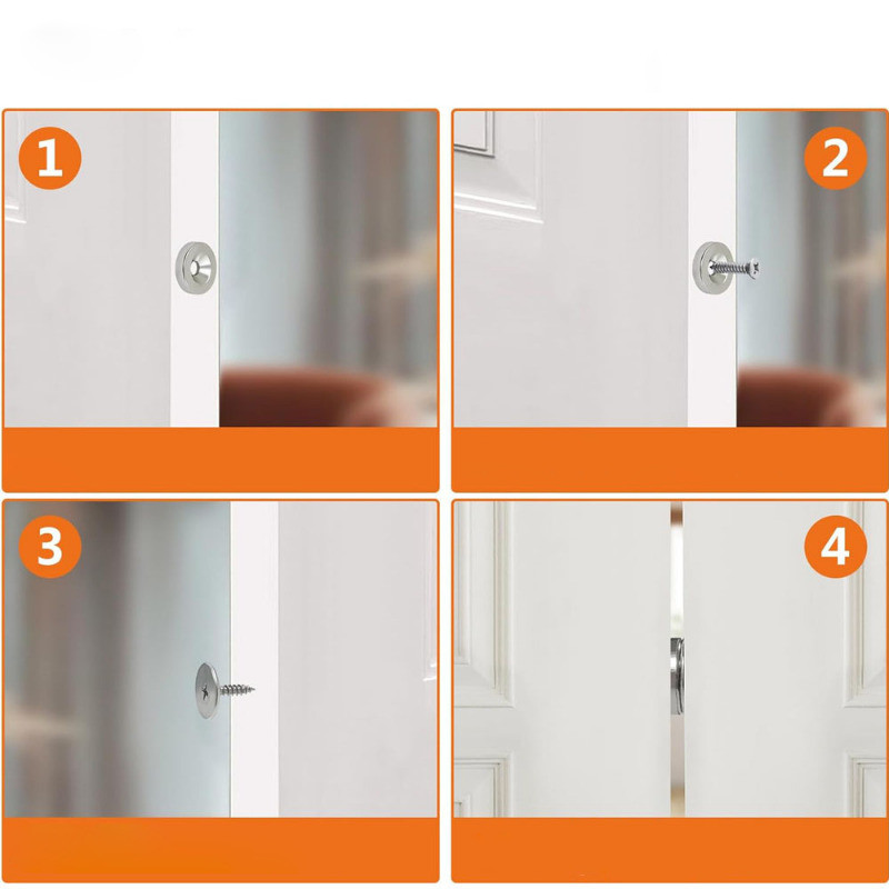 Magnetic Cabinet Catches Latch - Drawer Cupboard Door Magnet Clasps ...