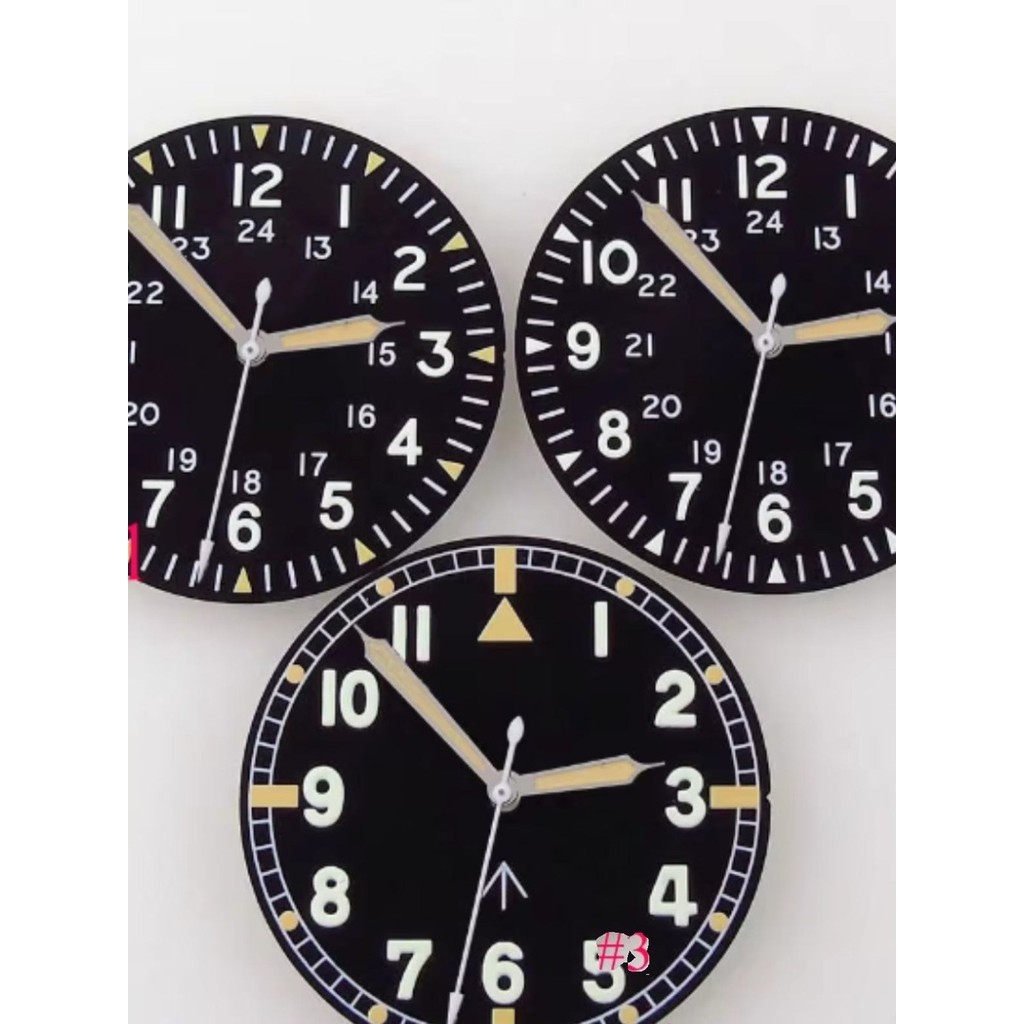 Khaki Pilot Dial 33.5mm Yellow Letter No Marking Font Surface Suitable ...