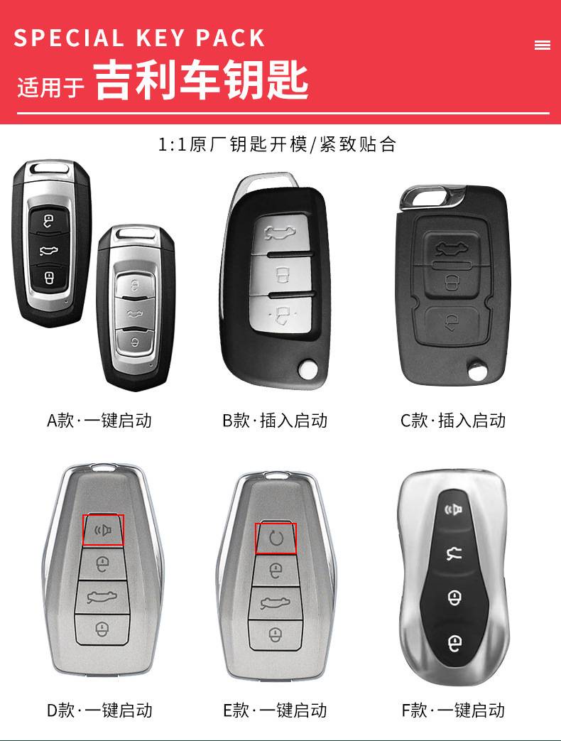Geely Auto Geely Emgrand Key Case New Vision okavango coolray ensemble ...