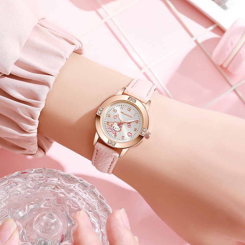 New Cartoon Sanrio My Melody Watch with Rose Gold Diamond Latest ...