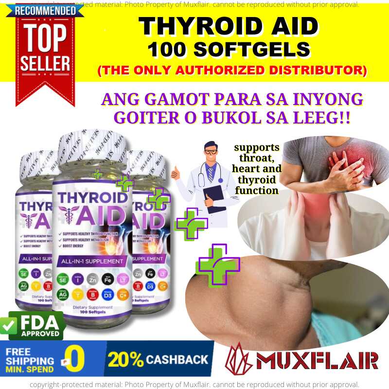 Thyroid Aid Original | For Healthy Thyroid and Metabolism | Cure for ...