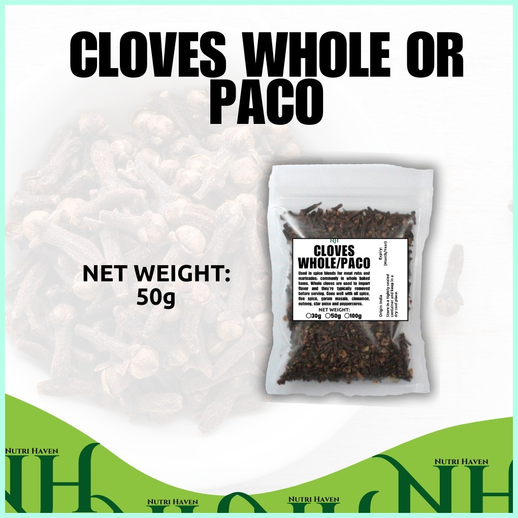ㄨ CLOVES WHOLE / PACO ( herbs and spices) retail 30g, 50g, and 100g ...