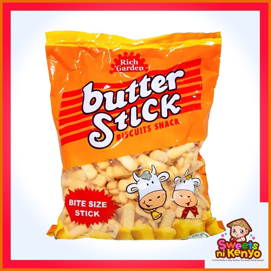 Rich Garden Butter Stick Biscuit Snack 500g | Shopee Philippines