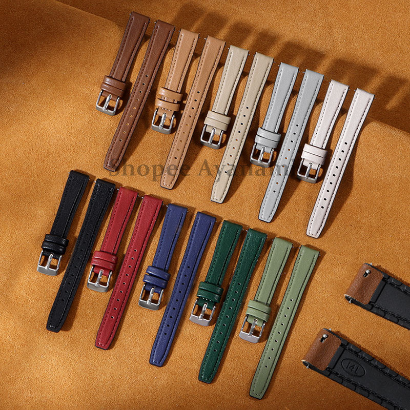 Small Size Leather Watch Strap for Women Ladies Bracelet Quick Release ...