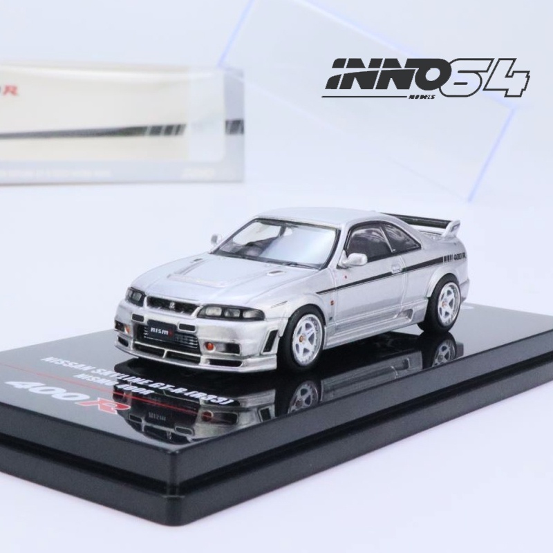 INNO 1:64 SKYLINE GTR R33 NISMO 400R Sonic Sier alloy car model ...
