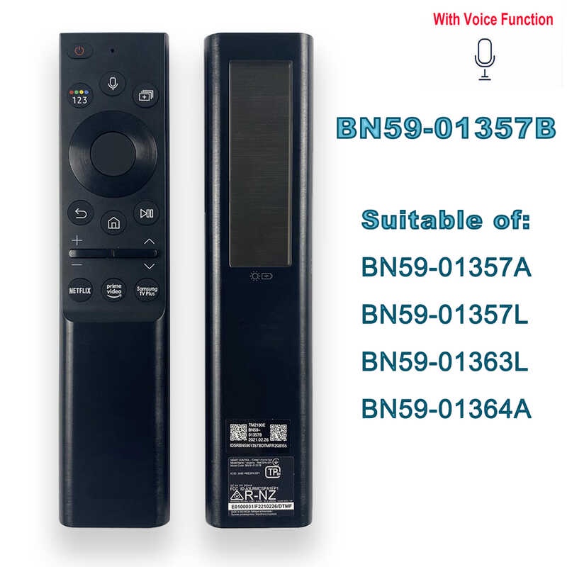 BN59-01357A New Original Rechargeable Solar Cell Voice Remote Control ...