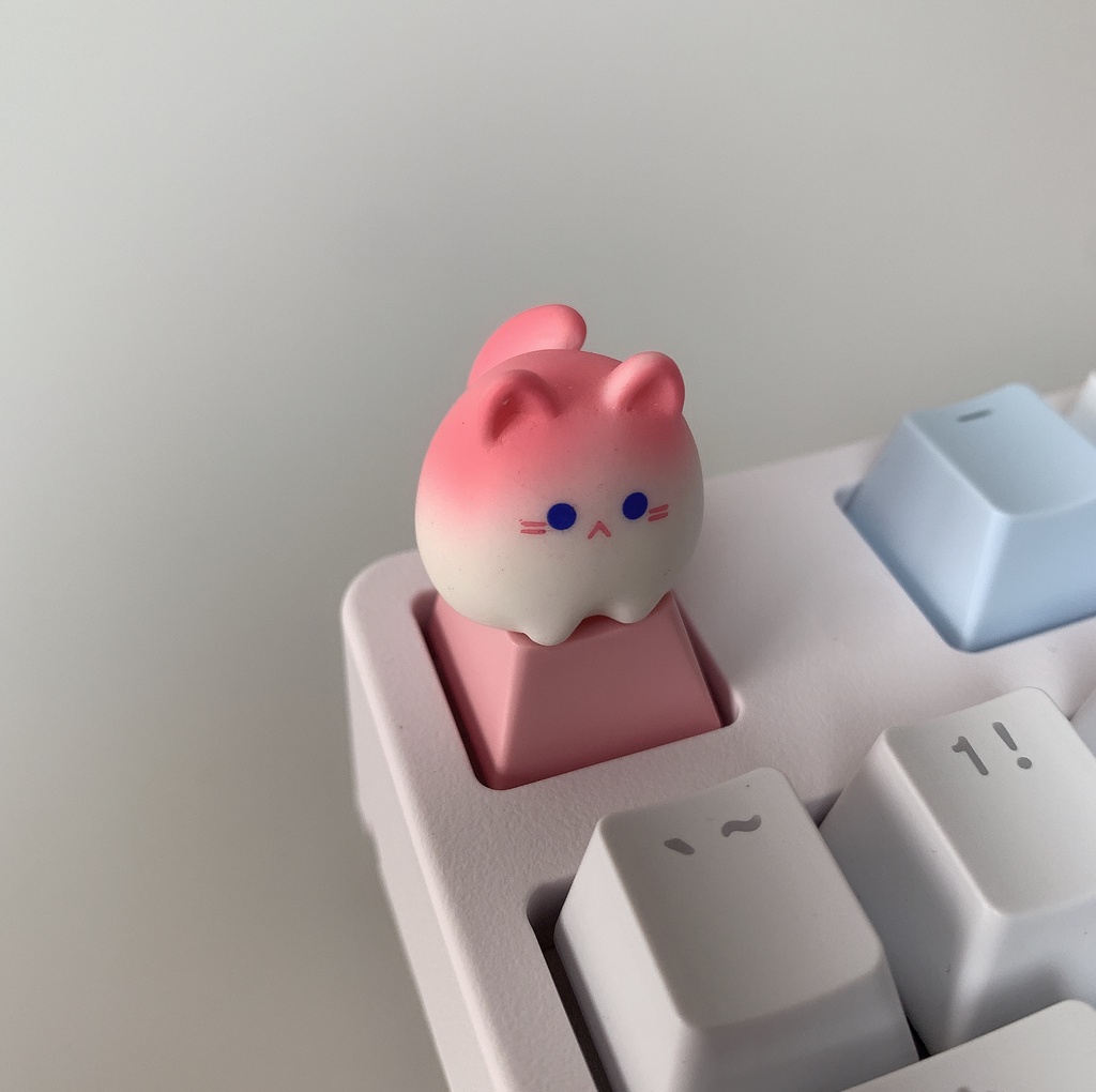 Personalized Creative Keycap Cute Cartoon Animals 3DTranslucent Keycap ...
