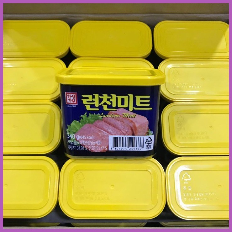 ♒ ☽ KOREAN LUNCHEON MEAT HANSUNG 340g (*12PCS*) / LUNCHEON MEAT LOTTE ...