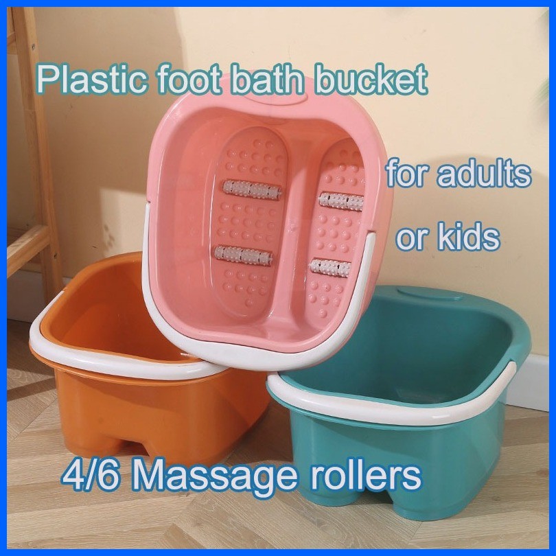 ☪ [COD]Foot Spa Basin Foot Massage Foot Bath Bucket Foot Soak Home Bath ...
