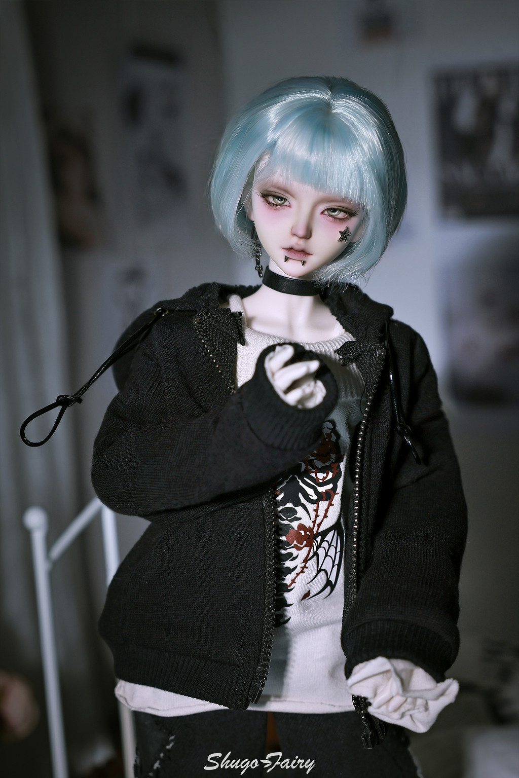 Bjd Doll 1/4 Carmen Bariy Future Robot Girlfriend Punk Style Anime Girl ...