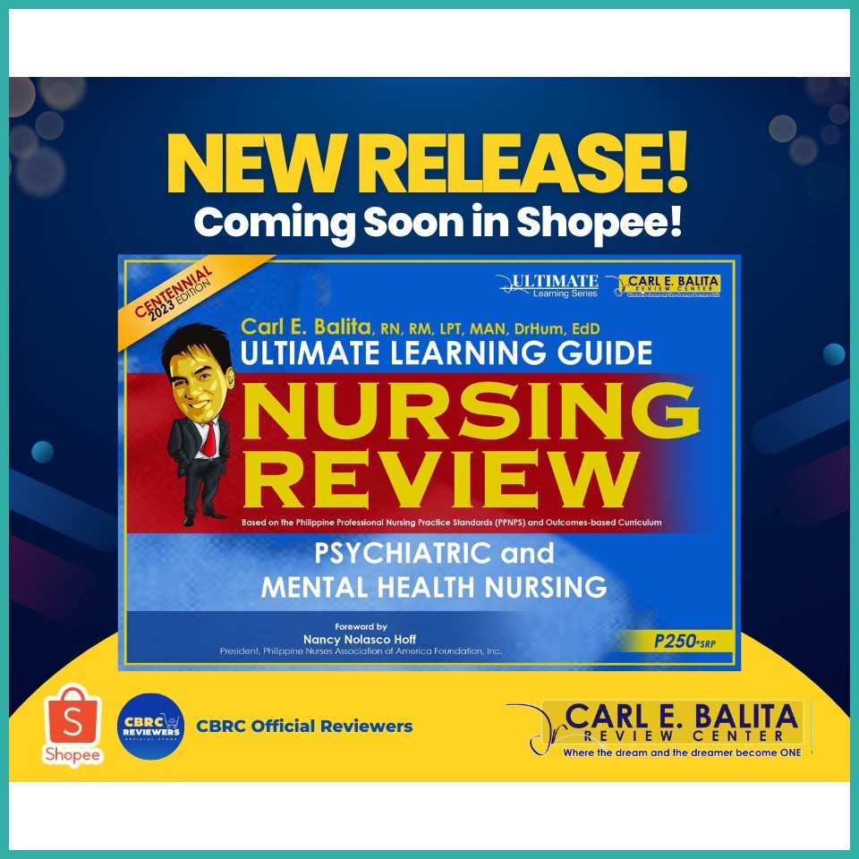 ۞ 2023 CBRC NURSING NLE REVIEWER: ULG FOR PSYCHIATRIC AND MENTAL HEALTH ...