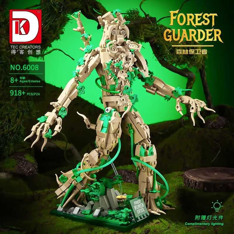Mini Ents Building Blocks MOC Tree Man Treebeard Magic World Lord Rings ...