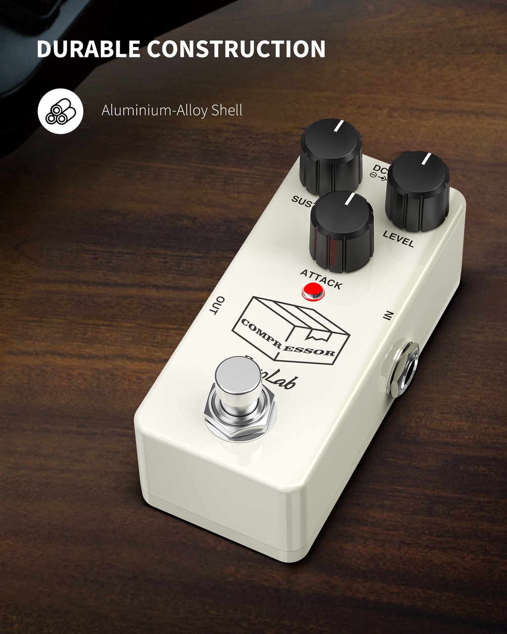 POGOLAB Compressor Guitar Effect Pedal Effector Compact Mini Single ...