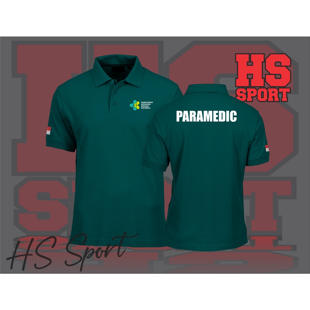 Polo SHIRT PARAMEDIC - POLO PARAMEDICS Uniform FREE Name - FIRST ...