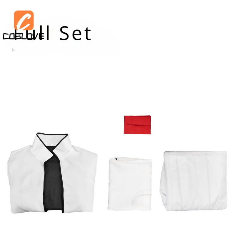 Anime BLEACH Aizen Sousuke Cosplay Full Set Costume Suit For Man White ...