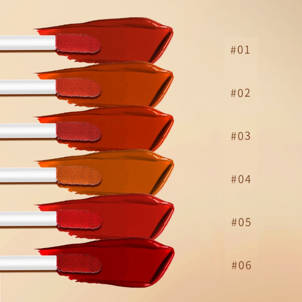 Velvet Lipstick Lip Glaze Waterproof Lip Gloss Long Lasting Sexy Red ...